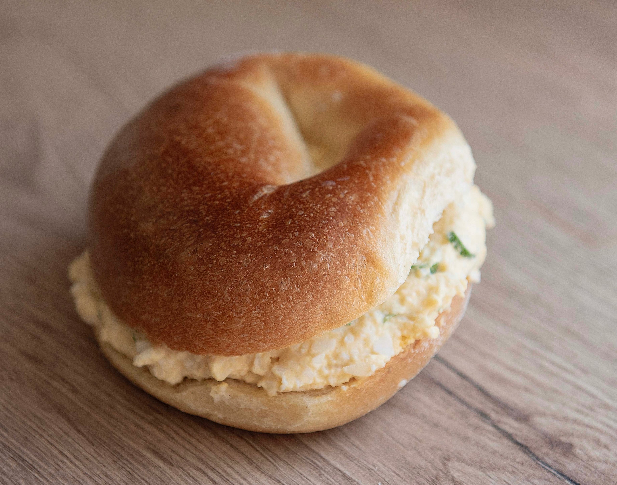 Egg Mayo Bagel | Street Lane Bakery